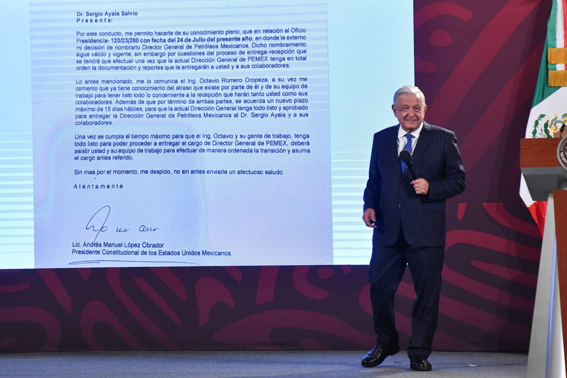 Falsificaron firma del presidente; Octavio Romero seguirá en Pemex ...
