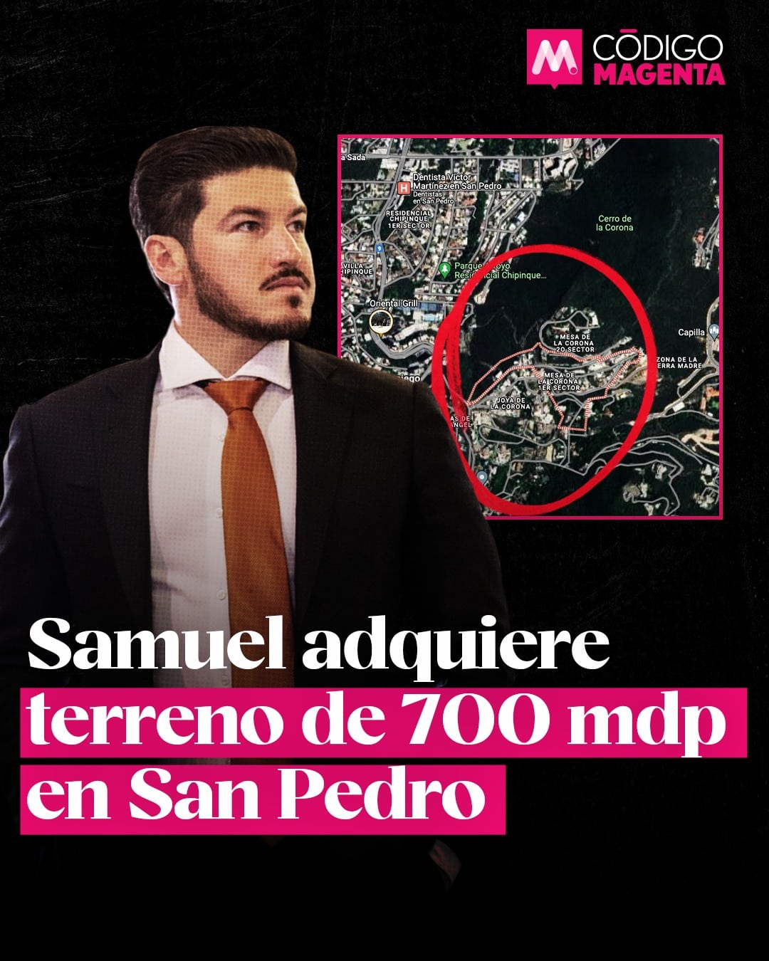 Empresa de Samuel García adquiere terreno de 700 mdp - Código Magenta