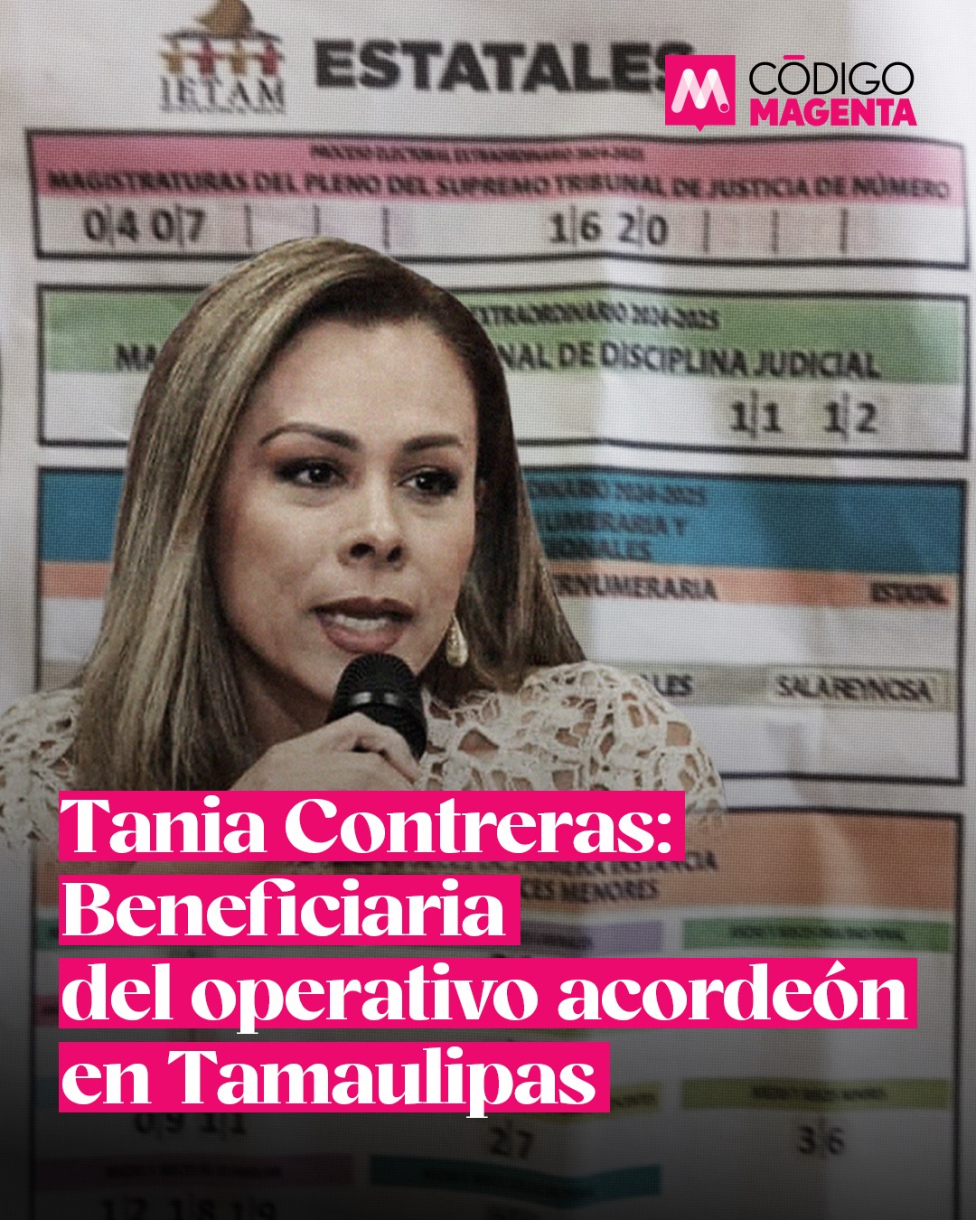 Tania Contreras: Beneficiaria del operativo acordeón en Tamaulipas ...