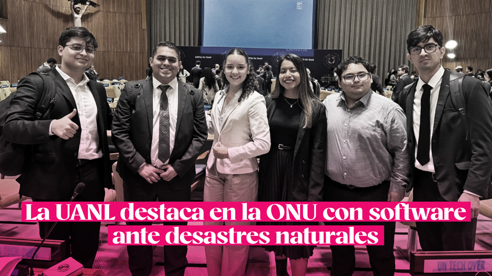 La UANL destaca en la ONU con software ante desastres naturales ...